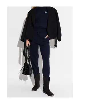 Isabel Marant Étoile Drawstring Embroidered Trousers