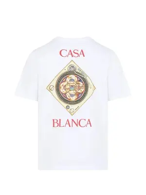 Casablanca Music Graphic T-shirt - White