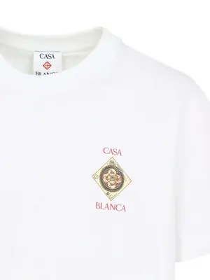 Casablanca Music Graphic T-shirt - White