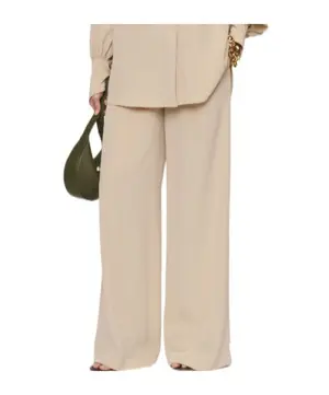 JOSEPH Nour Wide-leg Elasticated Waist Trousers