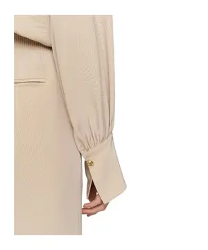 JOSEPH Nour Wide-leg Elasticated Waist Trousers