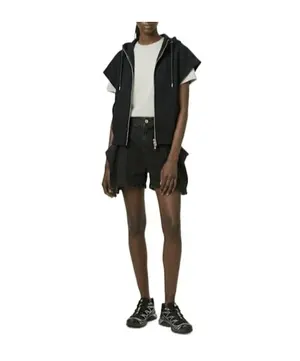 Sacai Denim Shorts - Black