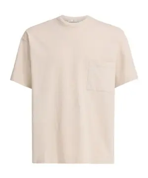 THE ROW Niels Soft Cotton T-shirt - Nude