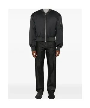 ENTIRE STUDIOS Logo-patch Straight-leg Jeans