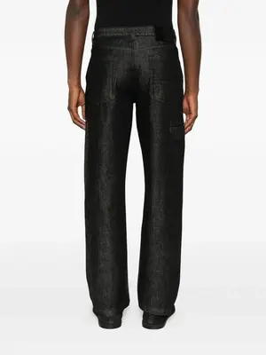 ENTIRE STUDIOS Logo-patch Straight-leg Jeans