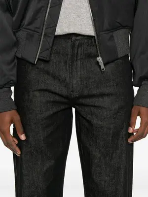 ENTIRE STUDIOS Logo-patch Straight-leg Jeans