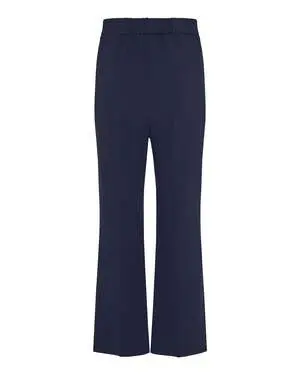 Etro Solid Color Pleated Straight Trousers - Black