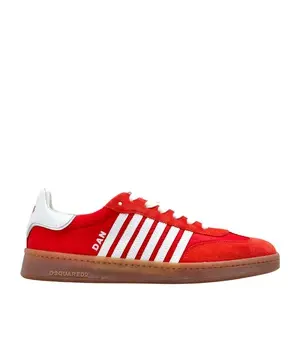 Dsquared2 Boxer Stripe Low-top Sneakers - Red