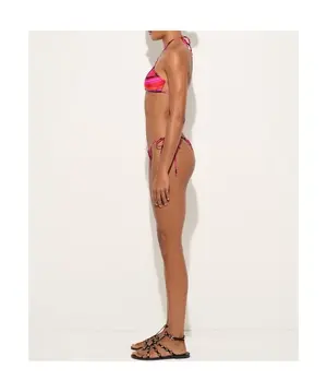 Emilio Pucci Marmo Triangle Bikini Top - Red