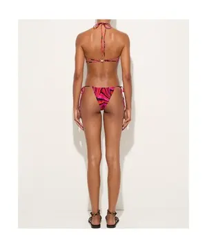 Emilio Pucci Marmo Triangle Bikini Top - Red