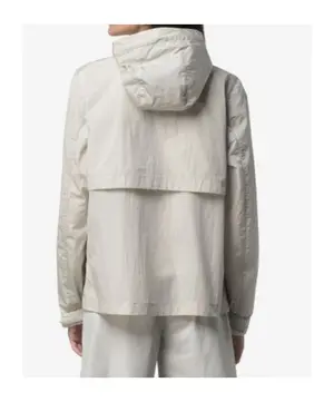 K-WAY Zip Up Hooded Jacket With Logo Patch