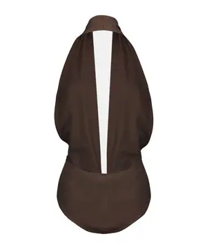 Christopher Esber Halterneck One-piece Swimsuit With Embellished Waist