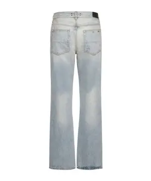 Amiri Bar Logo Straight Jeans