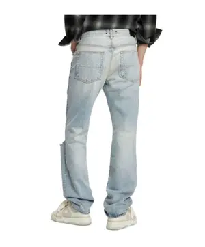 Amiri Bar Logo Straight Jeans