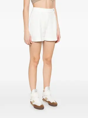 Brunello Cucinelli Pleated Tailored Shorts - White