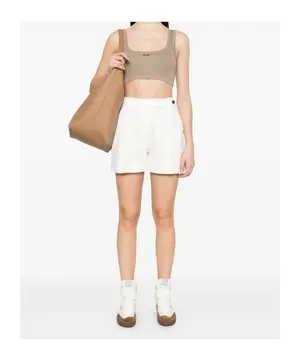 Brunello Cucinelli Pleated Tailored Shorts - White