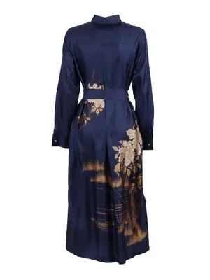 Max Mara Falange Floral Print Maxi Dress