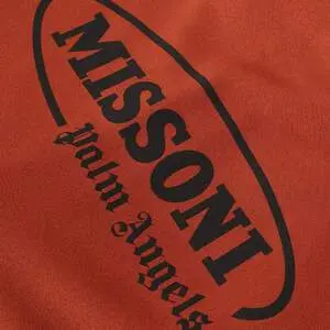 Palm Angels X Missoni Sport Logo Print Track Jacket - Brown