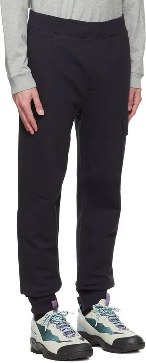 C.P. COMPANY Lens-detail Cargo Sweatpants - Black