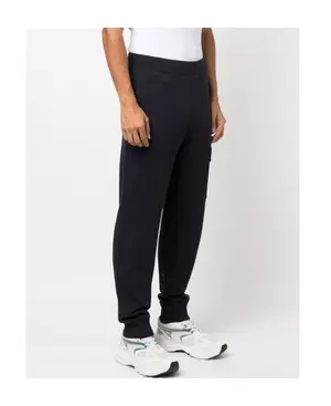 C.P. COMPANY Lens-detail Cargo Sweatpants - Black