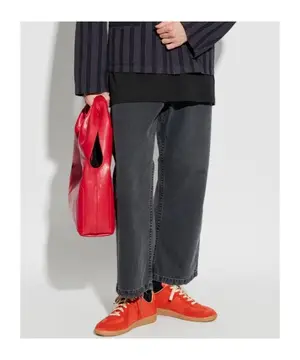 MAISON MARGIELA Replica Lace-up Sneakers - Red