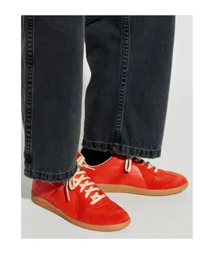 MAISON MARGIELA Replica Lace-up Sneakers - Red