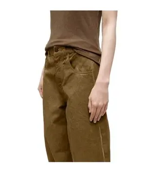 UMA WANG Wide-leg Trousers With Belt Loops - Brown