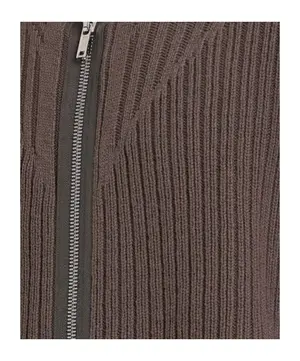 Rick Owens Zipped Wool Hoodie