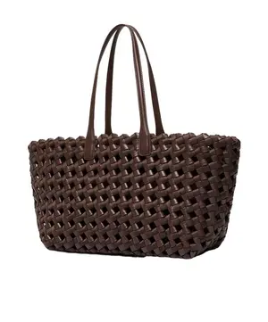 Marella Large Woven Shopping Tote
