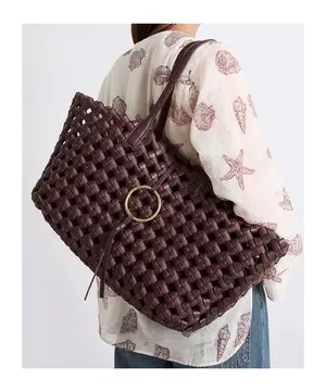 Marella Large Woven Shopping Tote