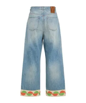 Valentino Garavani Straight Leg Denim Pants