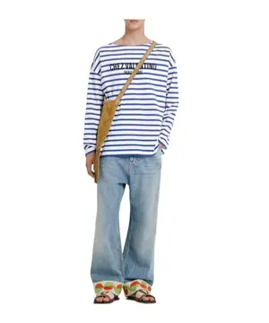 Valentino Garavani Straight Leg Denim Pants