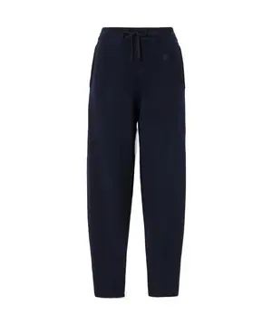 TOTEME Drawstring Rib Knit Sweatpants - Black
