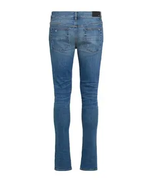 Amiri Stack Cotton Denim Jeans - Blue