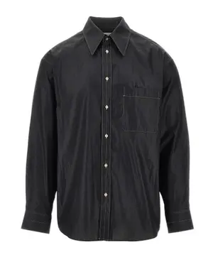 LEMAIRE Topstitched Buttoned Shirt