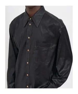 LEMAIRE Topstitched Buttoned Shirt