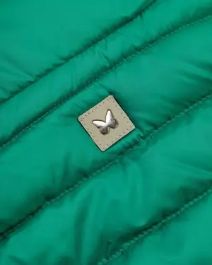 Max Mara Quilted Logo Vest - Green