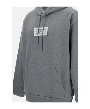 MAISON MARGIELA Logo Patch Cotton Hoodie
