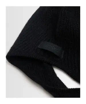 Jacquemus La Capuche Gros Grain Hat - Black