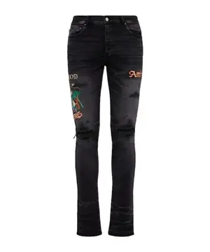 Amiri Embroidered Jeans For Men