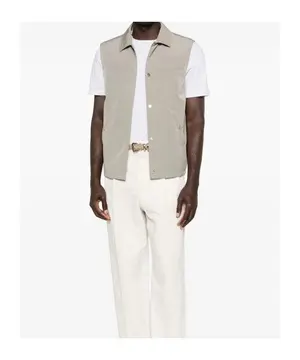 Brunello Cucinelli Sleeveless Padded Gilet - Nude