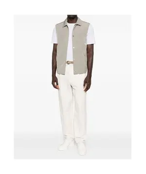 Brunello Cucinelli Sleeveless Padded Gilet - Nude