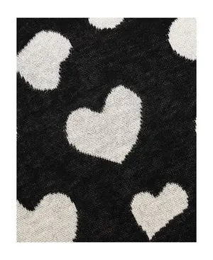 Sportmax Heart Pattern Pullover - Black