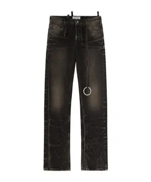 Attico Belt-loop Jeans