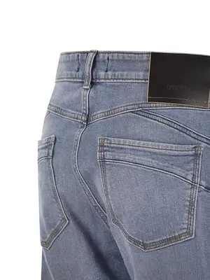 Sportmax Straight Leg Jeans With Belt Loops - Gray