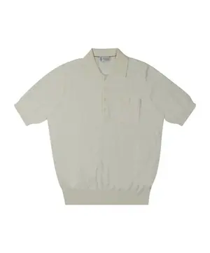 Brunello Cucinelli Short-sleeved Knit Polo Shirt