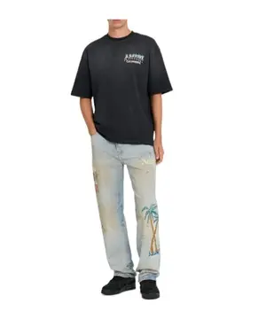 Amiri Sinner Embroidered Jeans