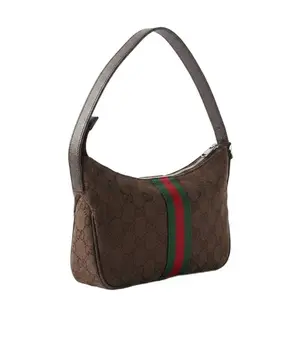 Gucci Lunetta Small Crossbody Bag - Dark Brown