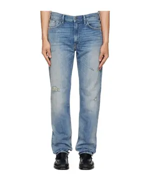 Acne Studios Belt Loop Jeans - Medium Blue
