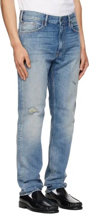Acne Studios Belt Loop Jeans - Medium Blue